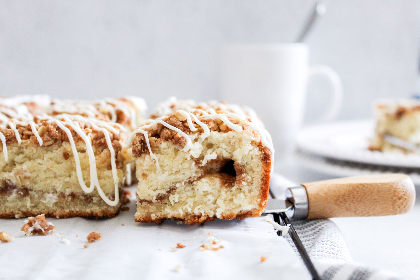 Coffee Cake with Cinnamon Streusel - Tasty Treat Pantry