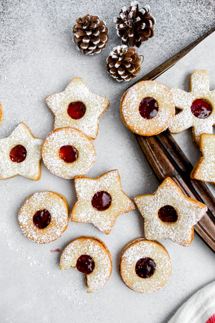 Almond Linzer Cookies Recipe - Tasty Treat Pantry