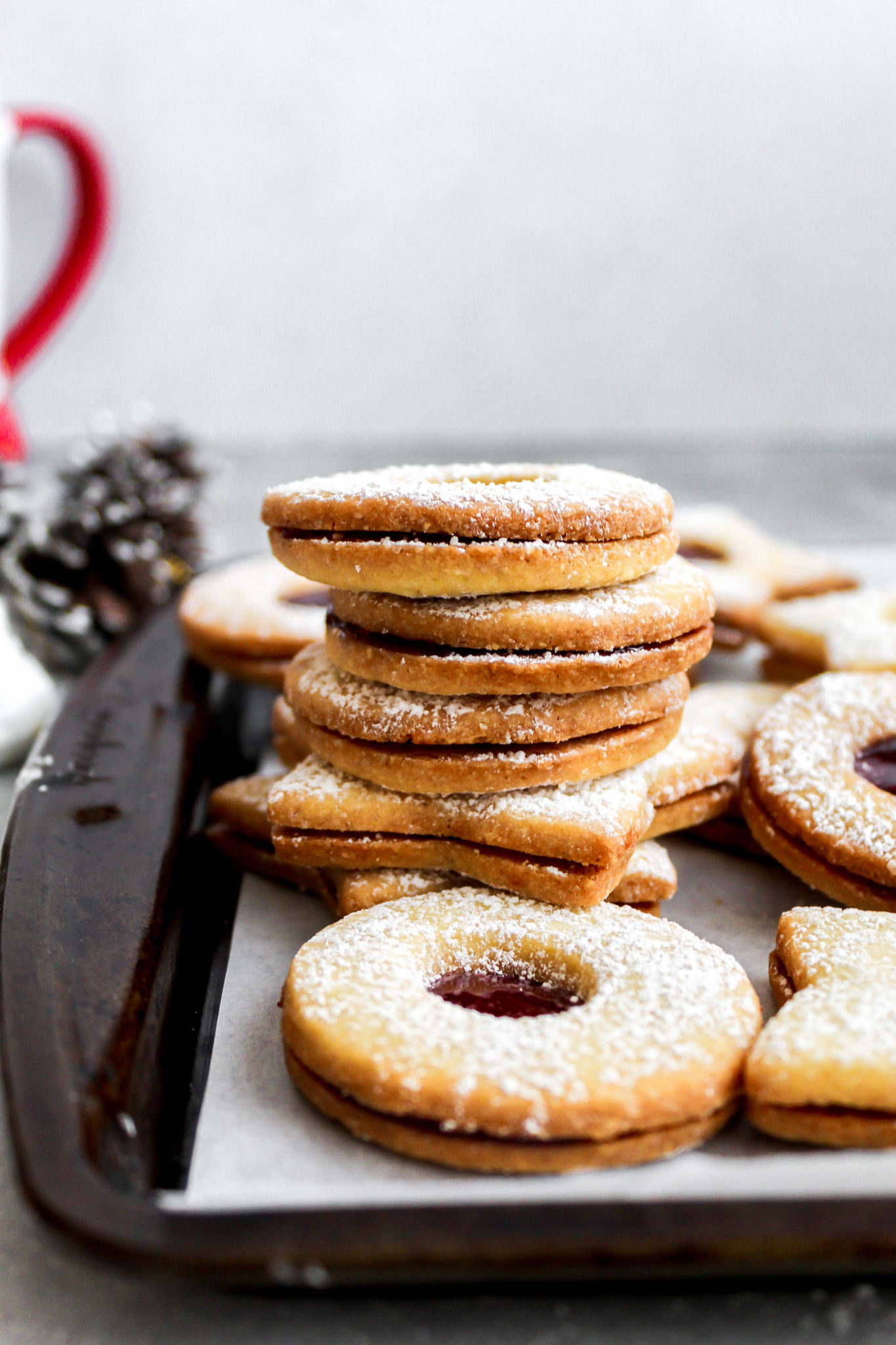 Almond Linzer Cookies Recipe - Tasty Treat Pantry