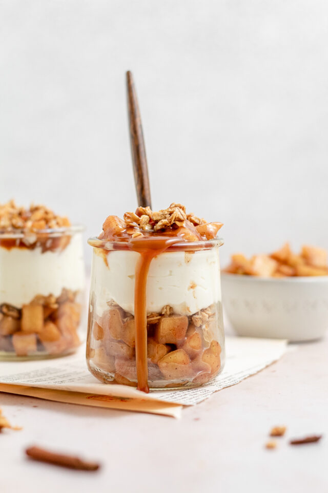 Easy Apple Parfait with Granola - Tasty and Simple - Tasty Treat Pantry