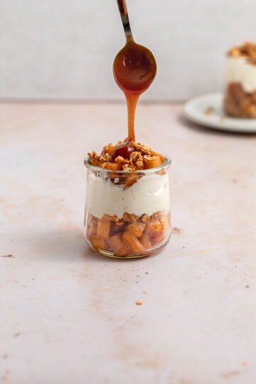 Easy Apple Parfait with Granola - Tasty and Simple - Tasty Treat Pantry